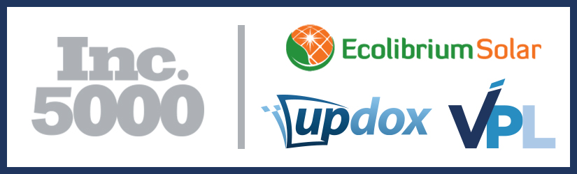 Inc. 5000 Adds VPL, Ecolibrium Solar and Updox to the List